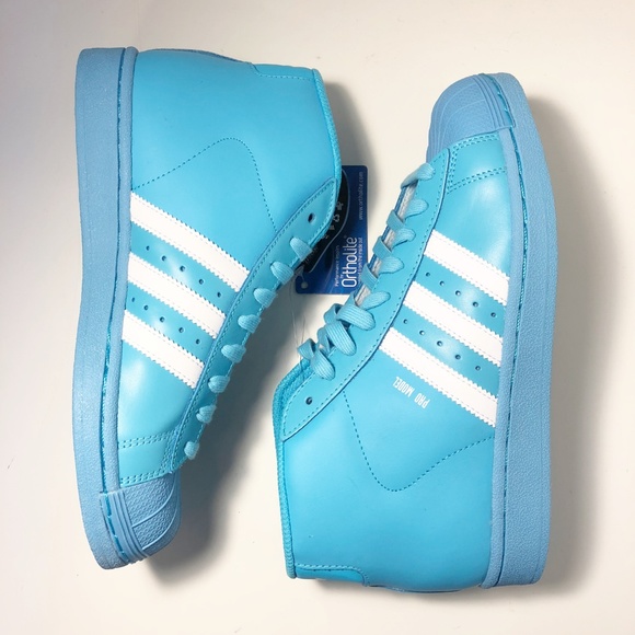 adidas | Shoes | Adidas Pro Model Ortholite High Top Blue Shoes | Poshmark